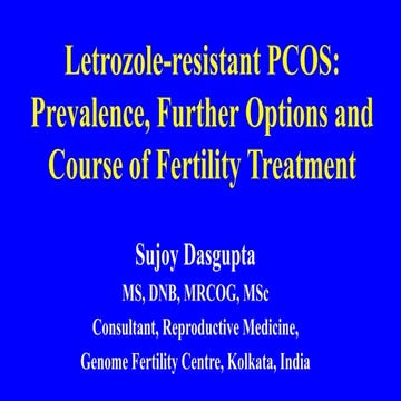 Letrozole-resistant PCOS: Prevalence, Further Options and Course of ...