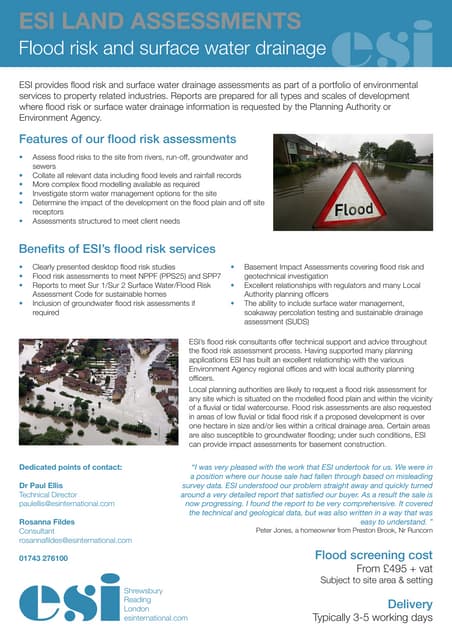 Esi Phase 2 Site Assessments | PDF | Civil Engineering Industry | Industries