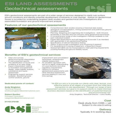 Esi Phase 2 Site Assessments | PDF