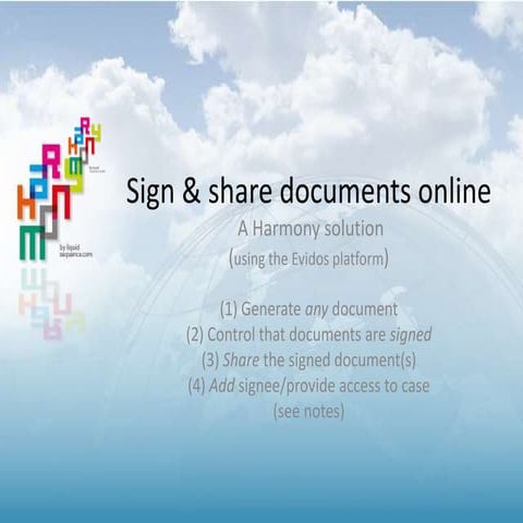 Create, sign and share documents online using Google DOCS | PPT