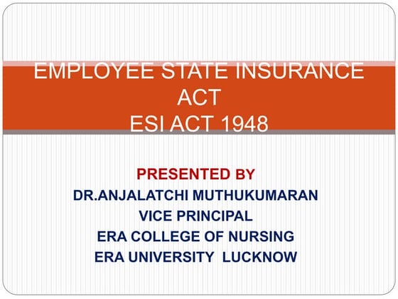 Presentation on epfo | PPT