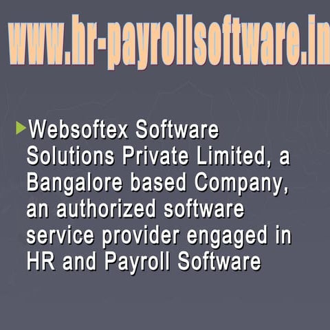 Hr Payroll Software Demo Pps