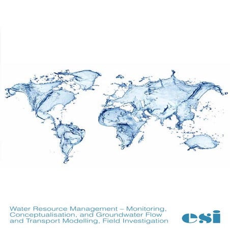 Esi Water Resources Brochure | PDF
