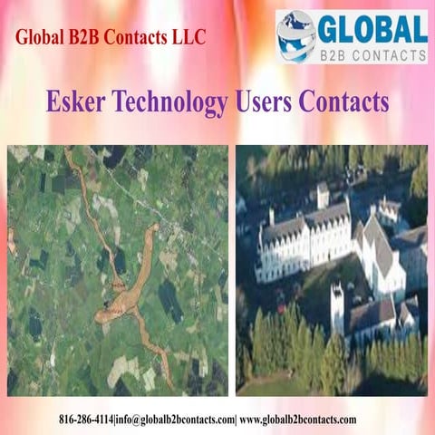 Esker technology users contacts | PPTX