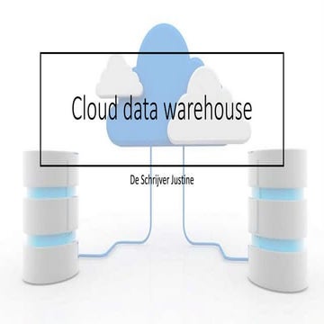 Cloud data warehouse | PPTX | Cloud Computing | Internet