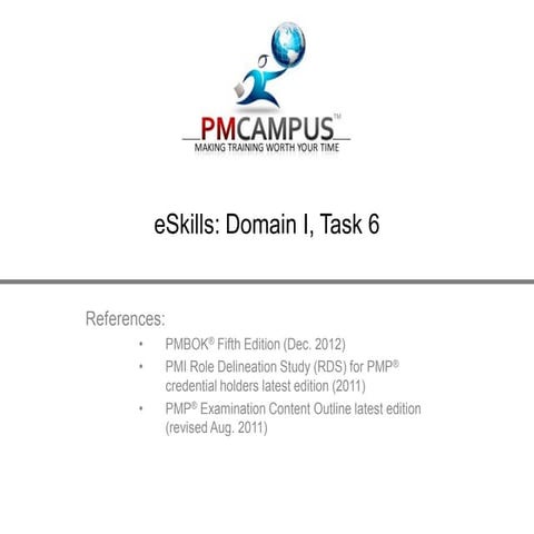 Eskills d1 task6_pmcampus | PPT