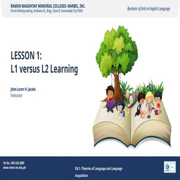 First Language versus Second Language Learning.pptx