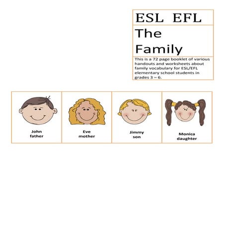 ESL/EFL The Family | PDF