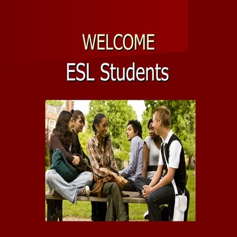 Esl orientation | PPT