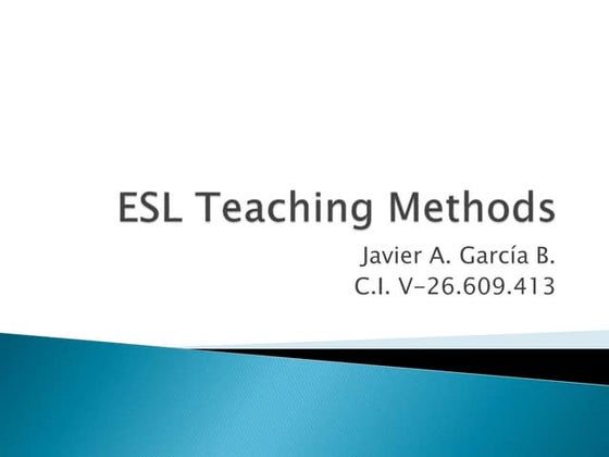 Methods and approaches in teaching english | PPTX