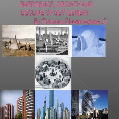 evolution of human settlements | PDF