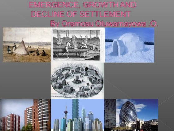 evolution of human settlements | PDF | Geography | Science
