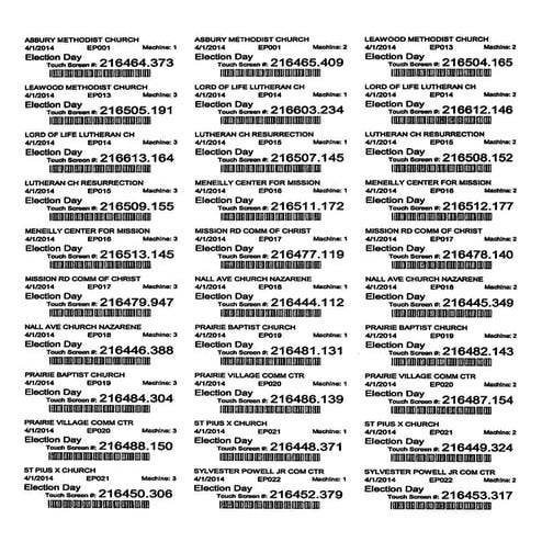 Election Management System Sample Reports | PDF