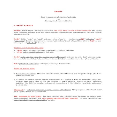 Esma i hüsna -74 er-refî’(1) | DOCX