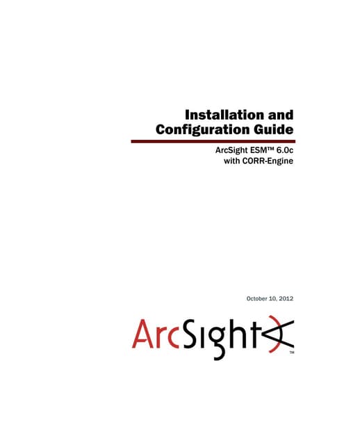 Arcsight ESM Support Matrix | PDF | Operating Systems | Computer Software and Applications