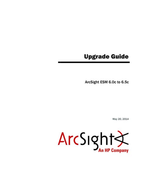 Arcsight ESM Support Matrix | PDF | Operating Systems | Computer Software and Applications
