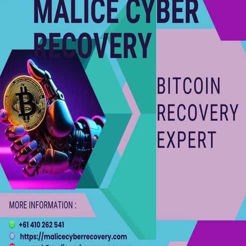 CAN I GET MY LOST OR SCAMMED BITCOIN BACK? YES, MALICE CYBER RECOVERY ...