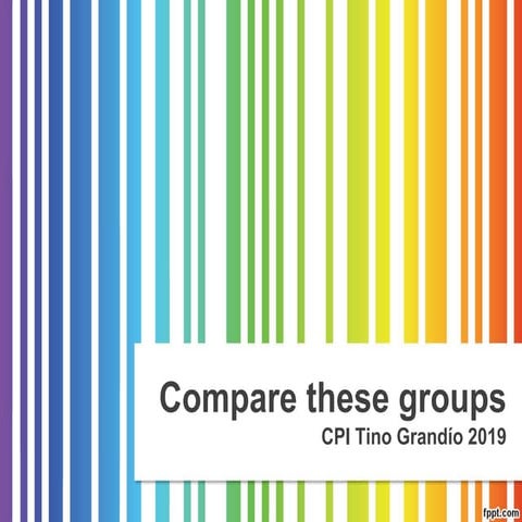 Comparison groups | PPT