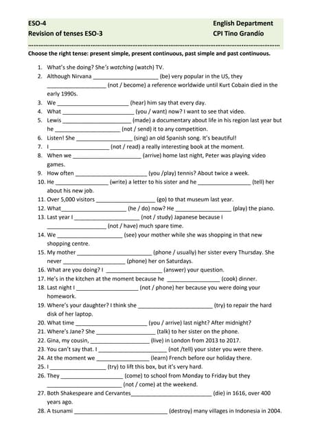 Project 4th Edition Workbook 4 Answer Key | PDF