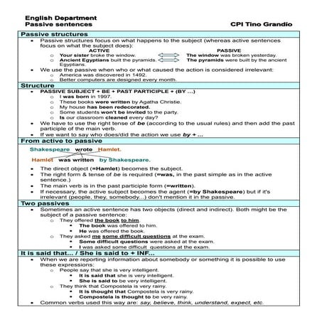 Passive structures | PDF