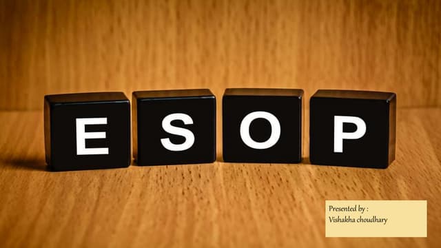 Understanding Esop & Its Importance. | PDF