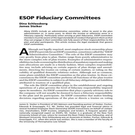 Understanding ESOPs | PDF