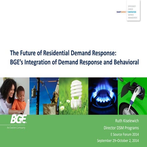 The Future of Residential Demand Response: BGE's Integration of Demand ...