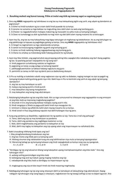 ESP MELCs Grade 10.pdf