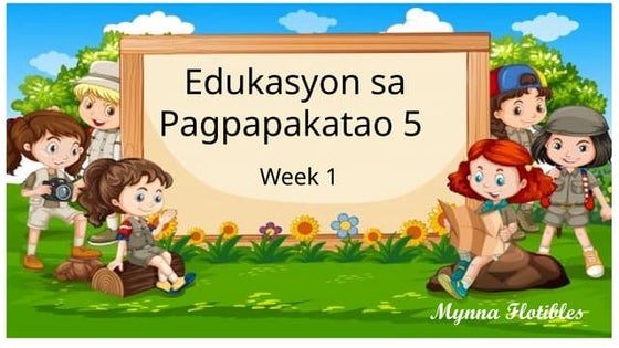 EPP Grade 5 Week 1 Lesson - Home Economics | PPTX