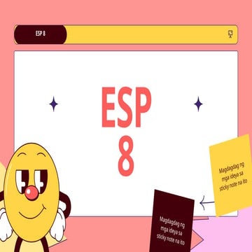 ESP-WK1. emosyon sa edukasyon sa pagpapakatao 8 | PPTX