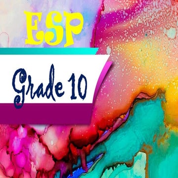 Quarter 1 LESSON ESP G-8.ppt discussion and activity | PPTX