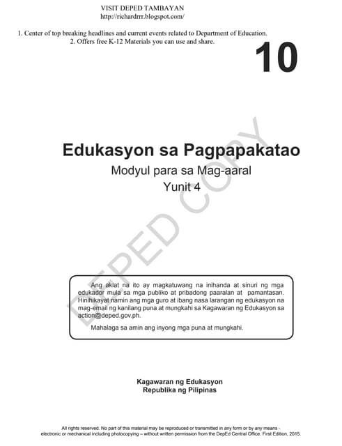 ESP MELCs Grade 9.pdf