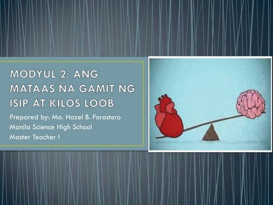 Isip at kilos-loob | PPT