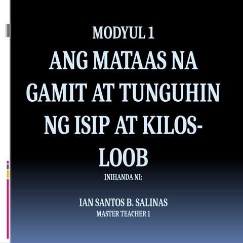 ESP10 Q1 M1 PPT in Edukasyon sa Pagpapakatao 10.pptx