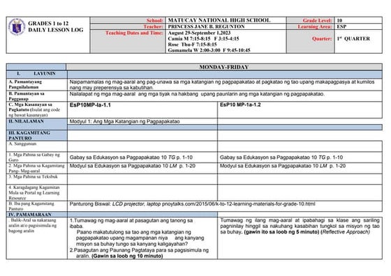 DLL MATATAG _VALUES EDUCATION 7 Q4 W1.docx