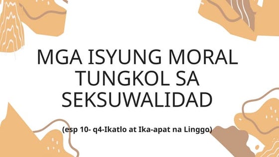 Modyul 14 isyung sekswalidad | PPT