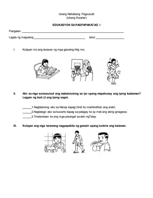 Esp 2 activity sheet q4 w1 | DOCX