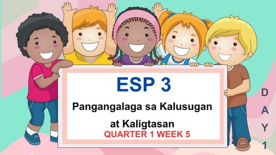 Grade 4 e.p.p. quarter 2 aralin 1-h.e. tungkulin sa sarili | PPTX