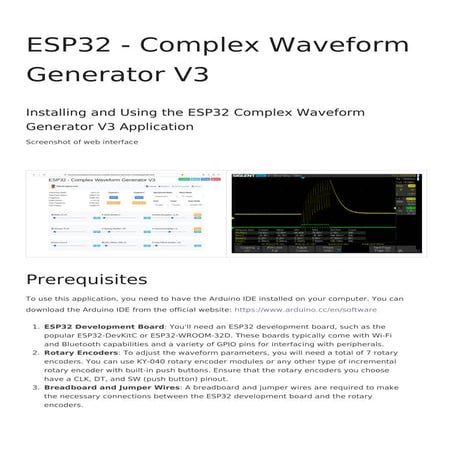 Esp32 Complex Waveform Generator V3 Pdf