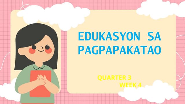 WK4 -DAYS 1-5 - Nakapagpapakita ng paggalang sa ideya o suhestiyon ng kapwa.pptx