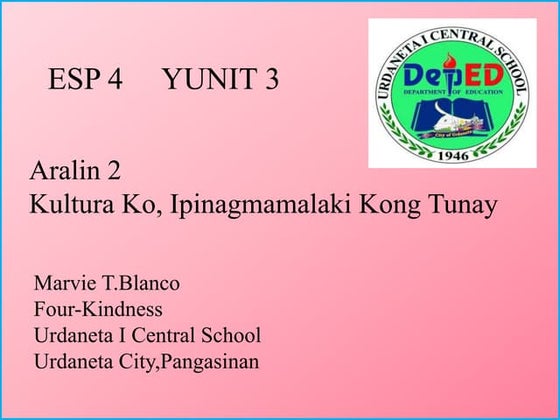 Nakapagbibigay Ng Angkop Na Pamagat Ppt