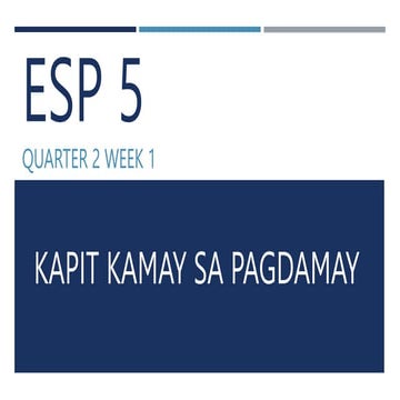 ESP 5 Q2 W1 Day 1 Kapit Kamay sa Pagdamay.pptx