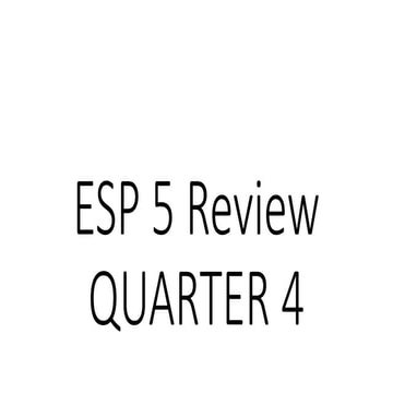 ESP 5 Review.pptx for grade five pupils in Philippine context | PPTX