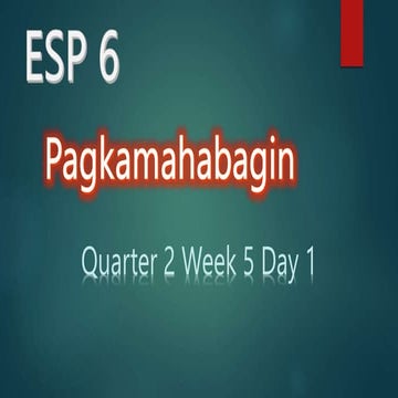 ESP 6 - PAGKAMAHABAGIN Q2 Week 5 -Day 1.pptx