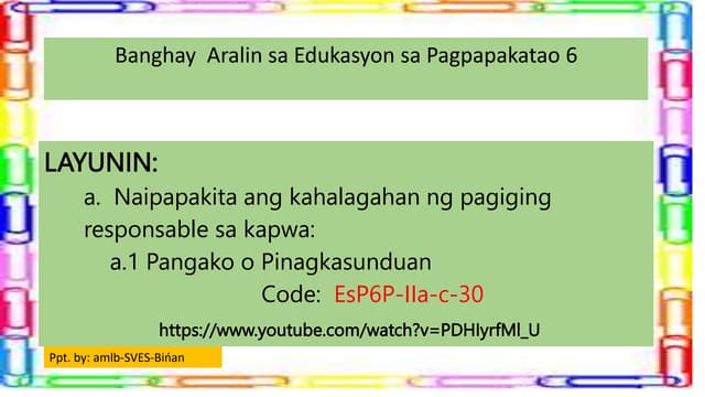 Quarter 2 Lesson in Elements and Principle of Art Grade 6, week 3.pptx ...