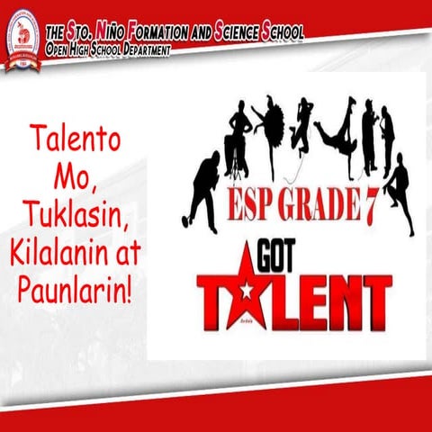 EsP 7 M2 talento mo tuklasin kilalanin at paunlarin | PPTX