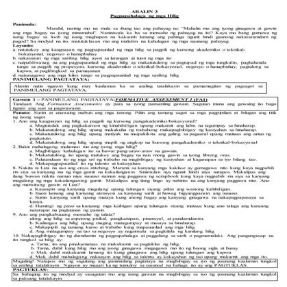 Esp 7 q1 2021 month 2 | PDF