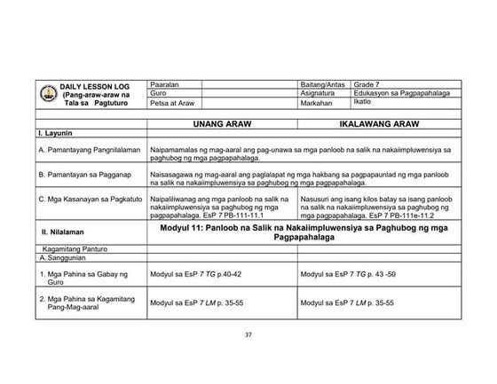 DLL MATATAG _VALUES EDUCATION 7 Q3 W5.docx