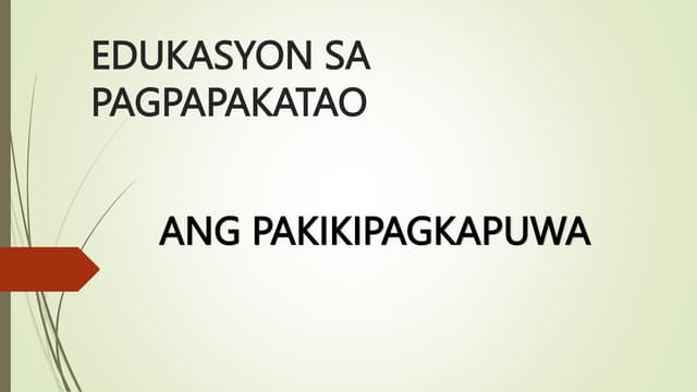 Module 5 pakikipagkapwa | PPTX