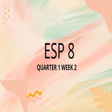 ESP 8 QUARTER 1 WEEK 2.pptx MATATAG CURRICULUM | PPTX